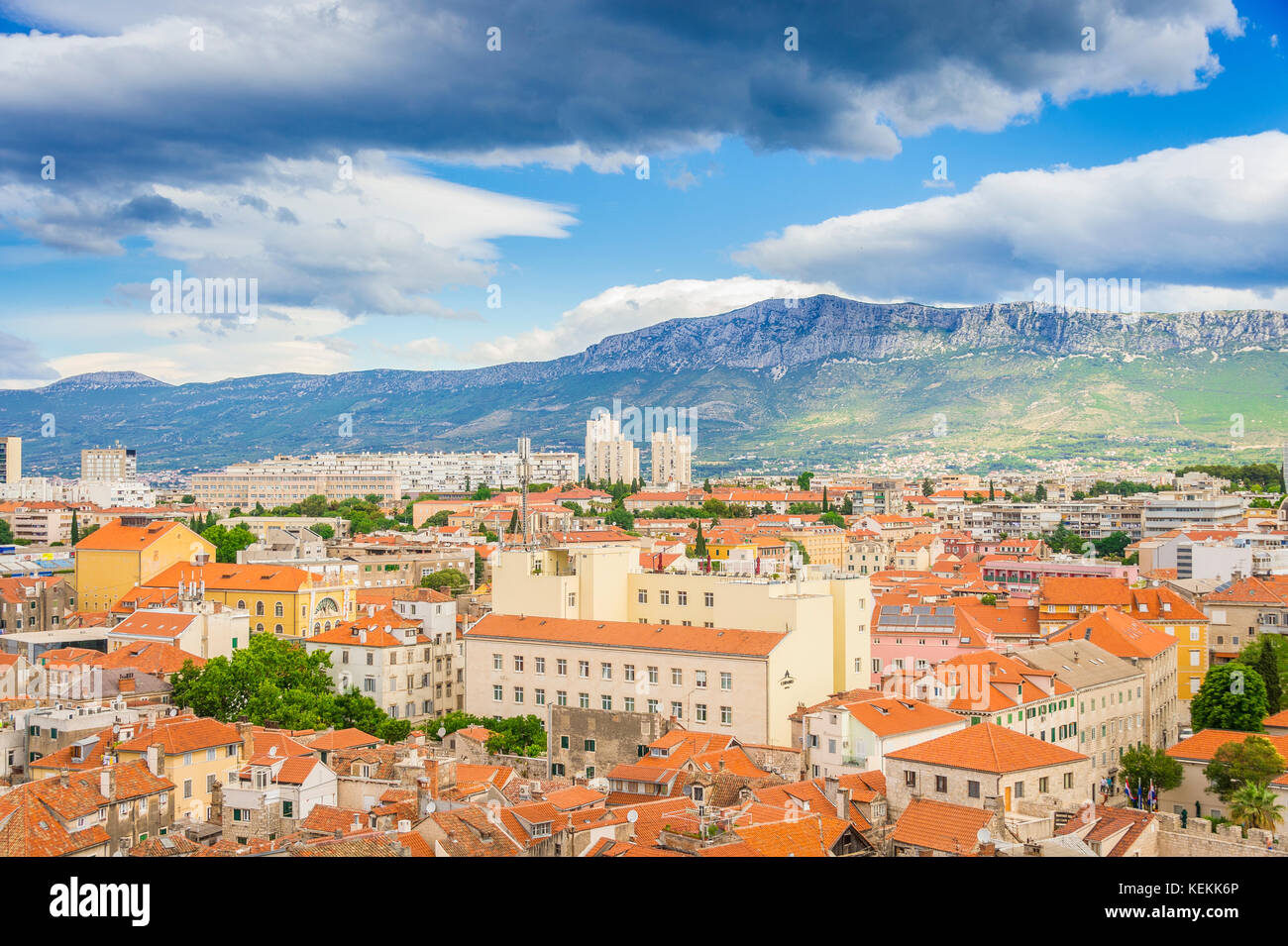 Split in Croatia is a medieval town Stock Photo - Alamy