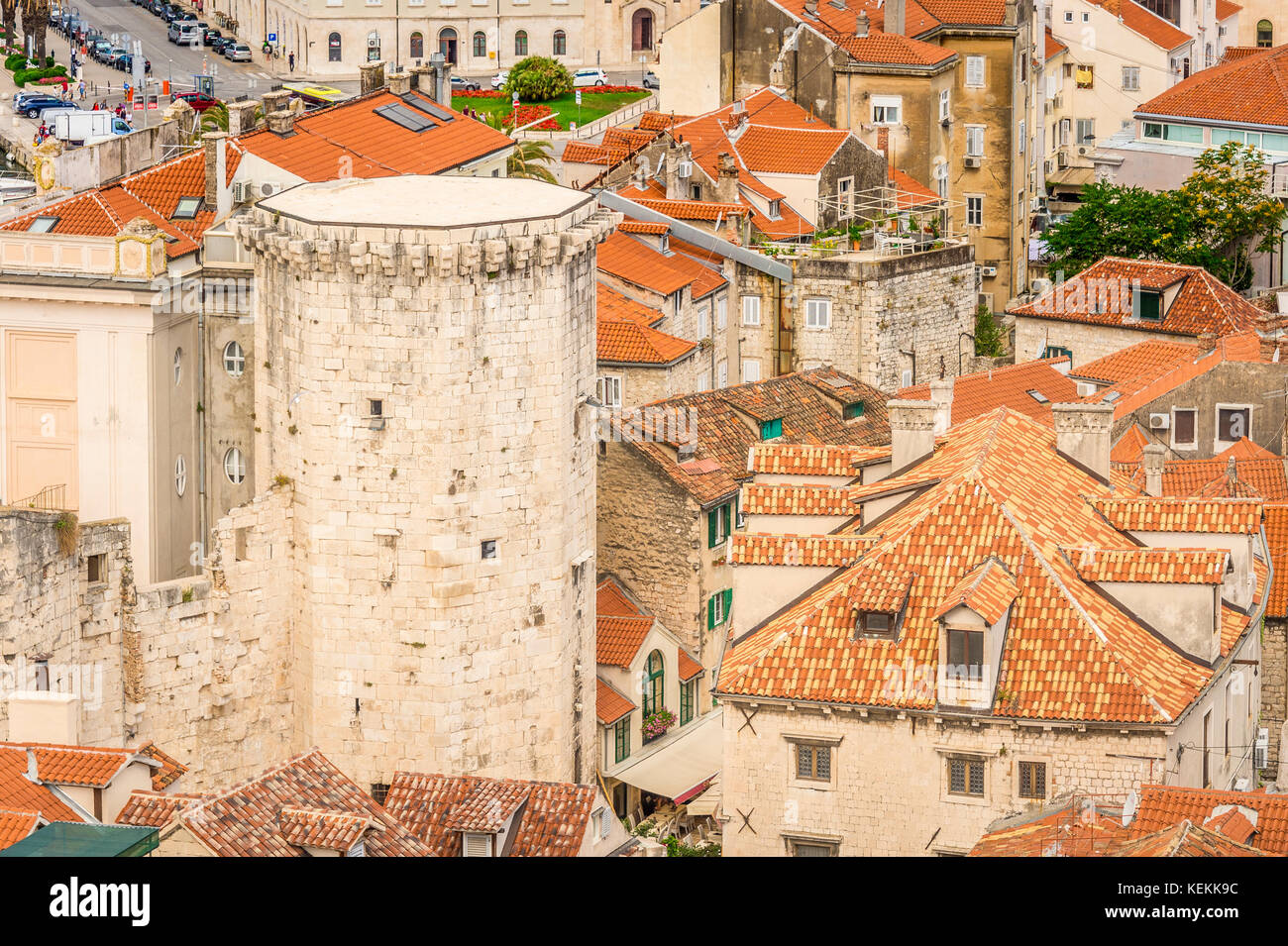 Split in Croatia is a medieval town Stock Photo - Alamy