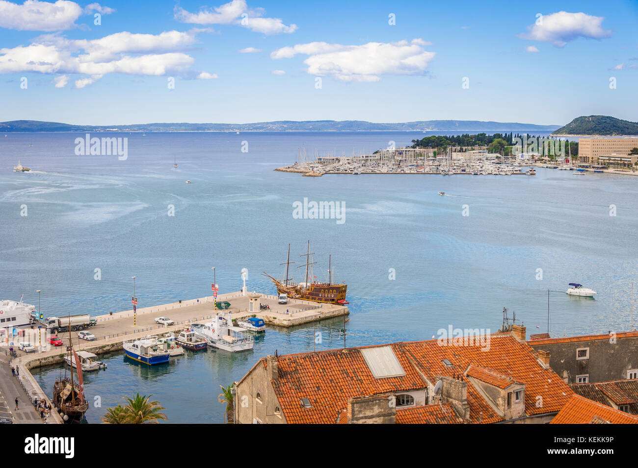 Split in Croatia is a medieval town Stock Photo - Alamy