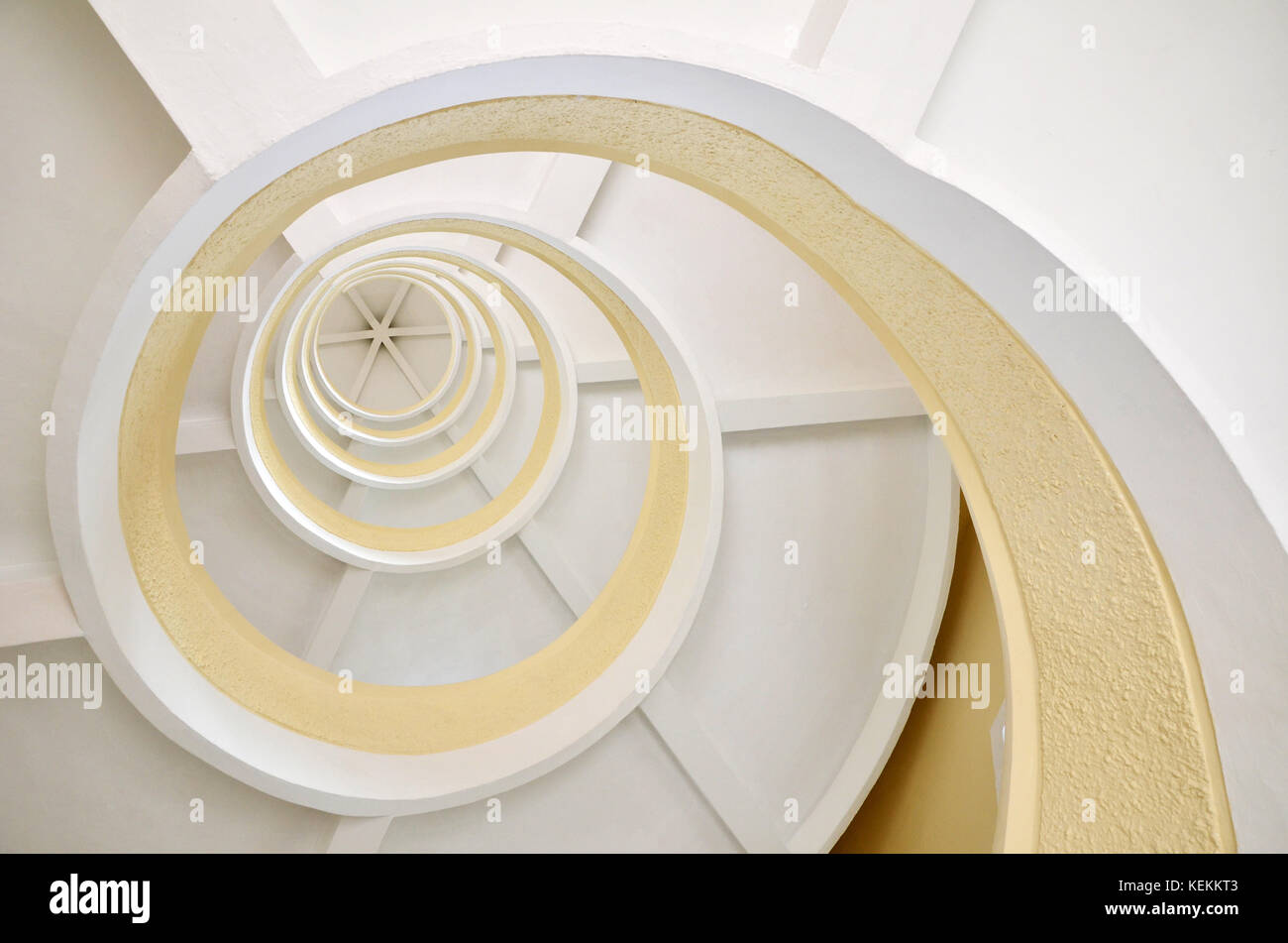 Spiral Staircase in a Pagoda at Chinese Garden in Singapore Stock Photo ...