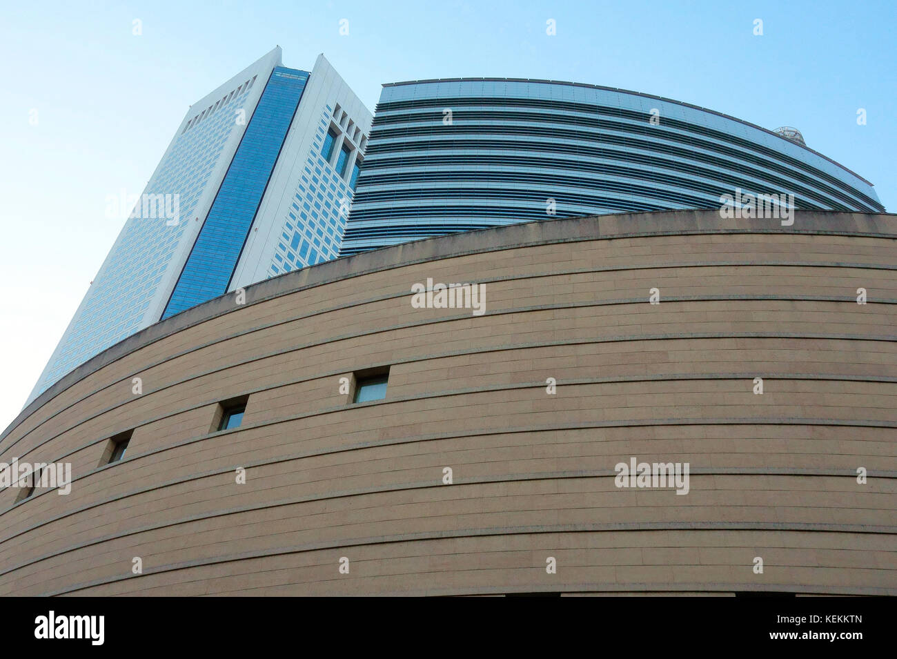 Modern contemporary modern architecture in Tokyo Shinjuku Stock Photo ...