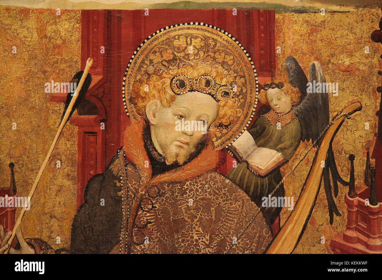 Altarpiece of saint sebastian hi-res stock photography and images - Alamy