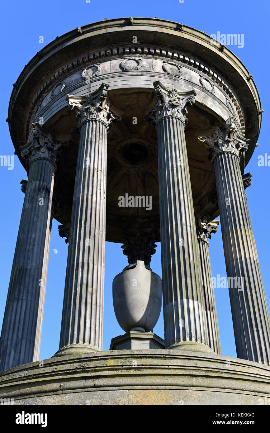 Dugald Stewart Monument on Calton Hill in Edinburgh Stock Photo - Alamy