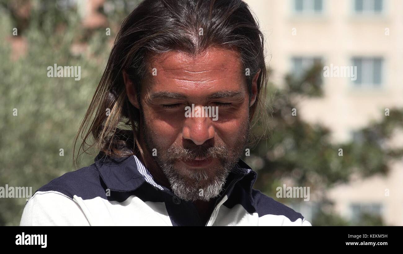 Male masculine sad hi-res stock photography and images - Alamy