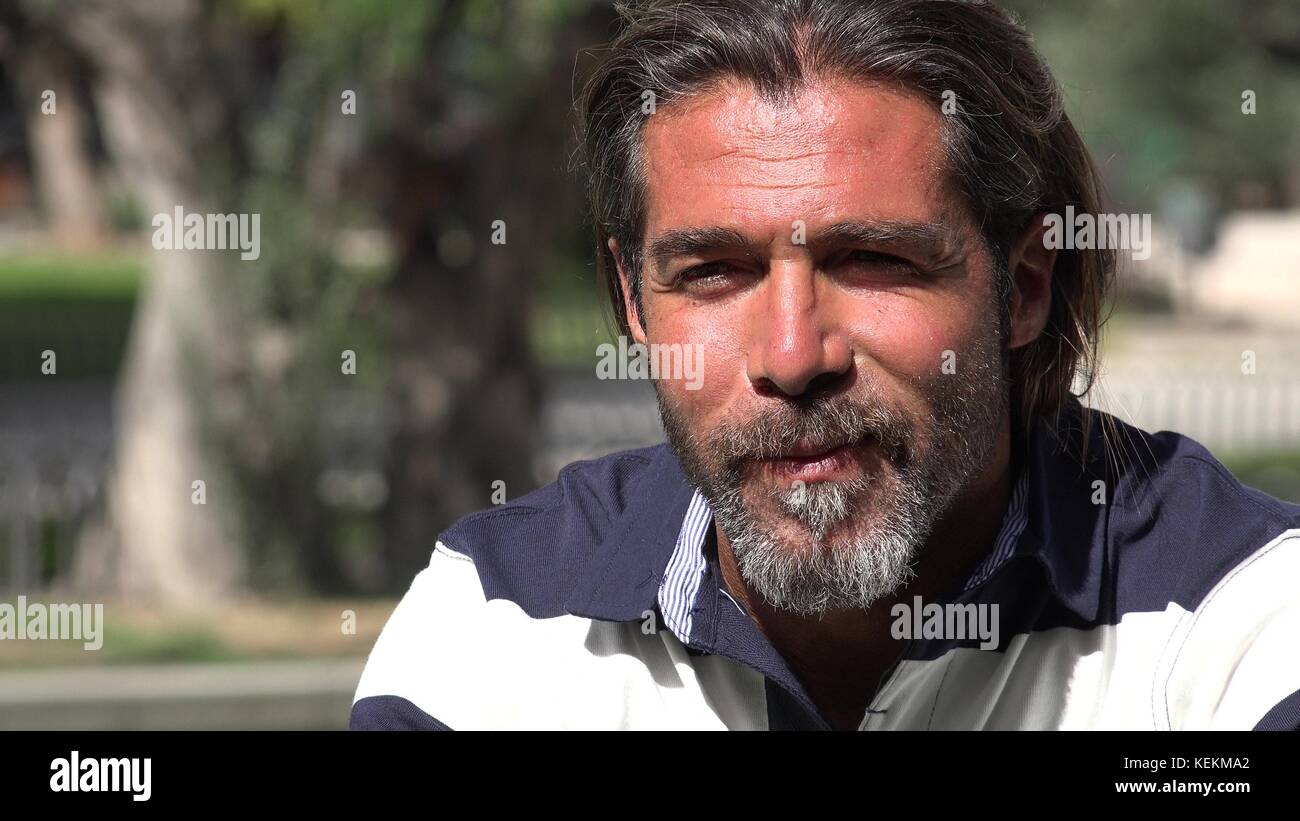 Handsome bearded male in hi-res stock photography and images - Alamy