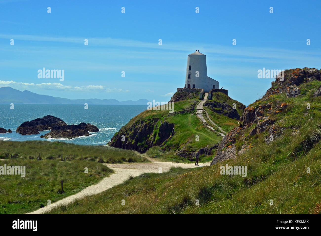 Wales twr mawr lighthouse hi-res stock photography and images - Alamy