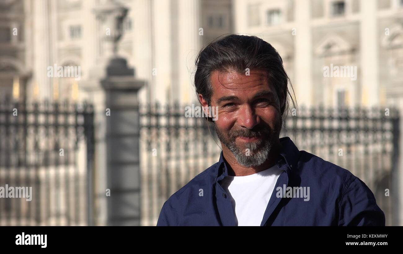 Handsome Male Making Funny Faces Stock Photo - Alamy