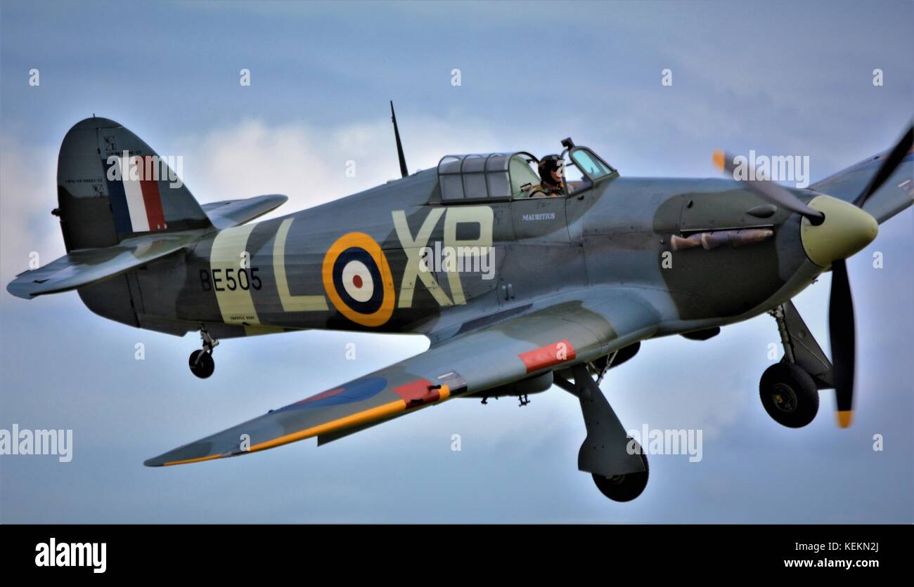 Hawker Hurricane MK11 Hurri bomber world war 2 fighter aircraft Stock ...