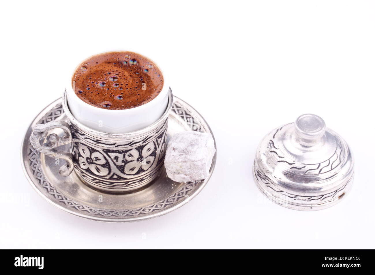 Traditional turkish coffee cup Cut Out Stock Images & Pictures - Alamy