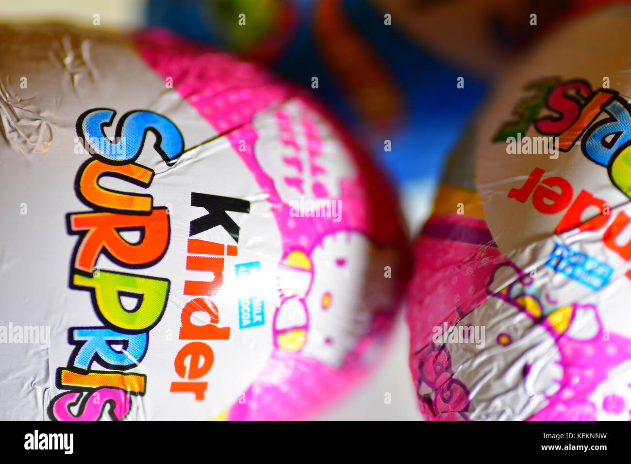 Kinder Surprise eggs Stock Photo - Alamy