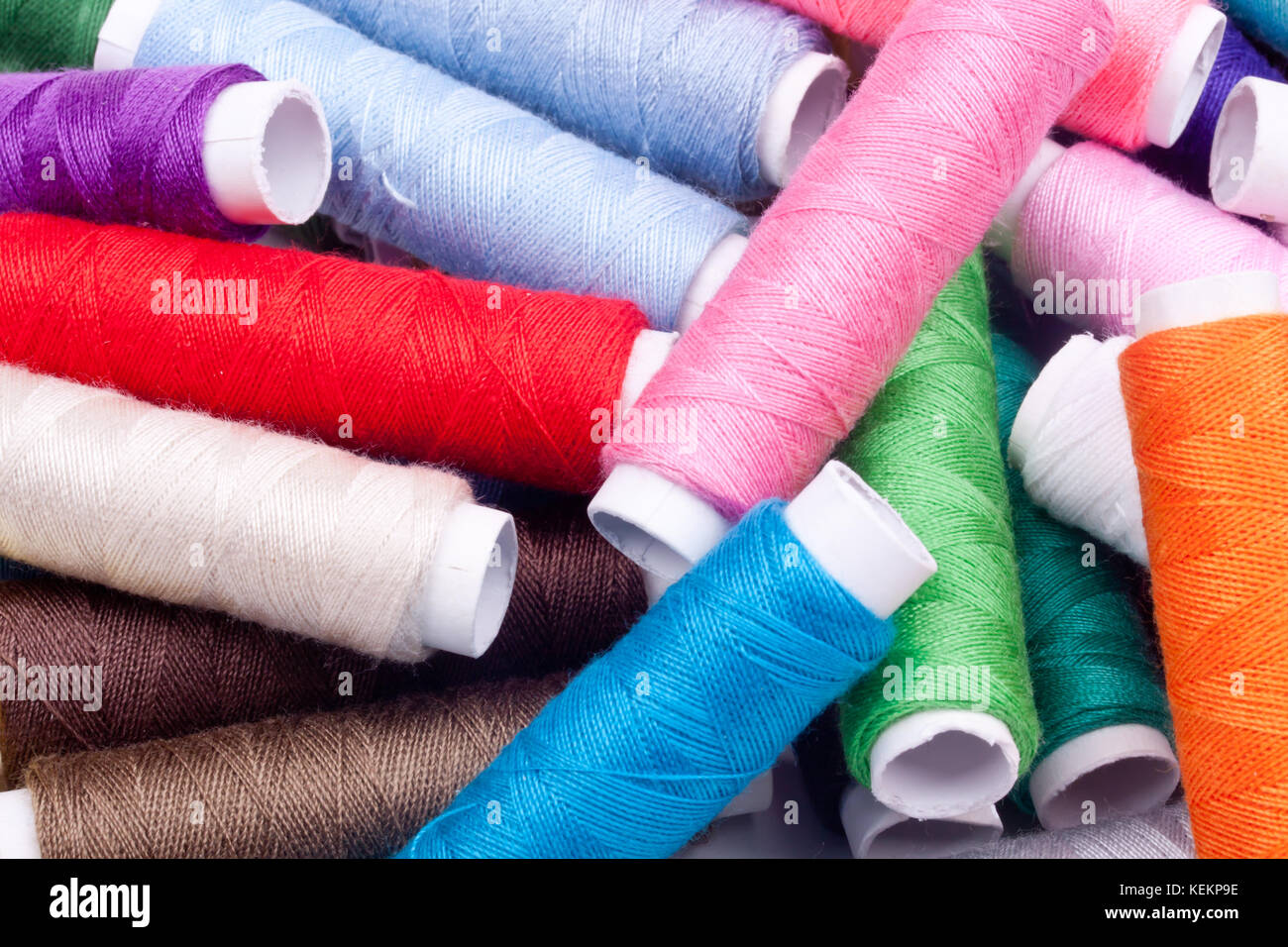 bobbins of thread Stock Photo - Alamy