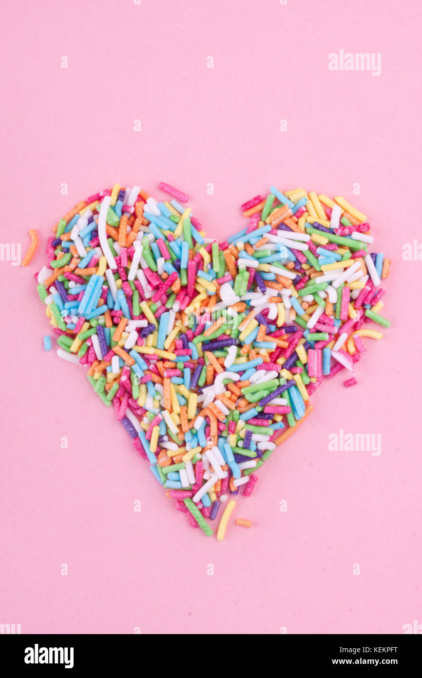 Sprinkles Heart High Resolution Stock Photography and Images - Alamy