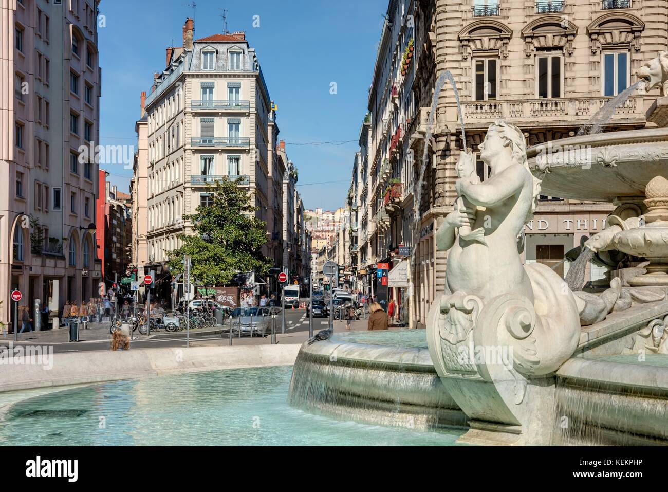 Lyon, Place des Jacobins Stock Photo - Alamy