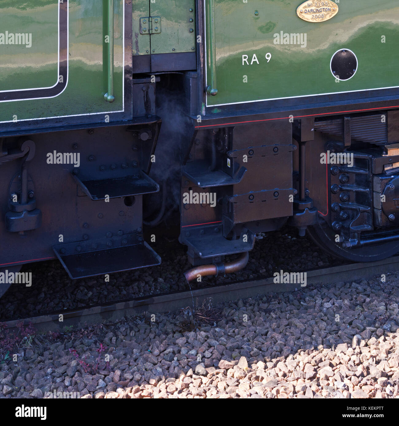 The steam engine the 'Tornado' stopped at Taunton railway station to ...