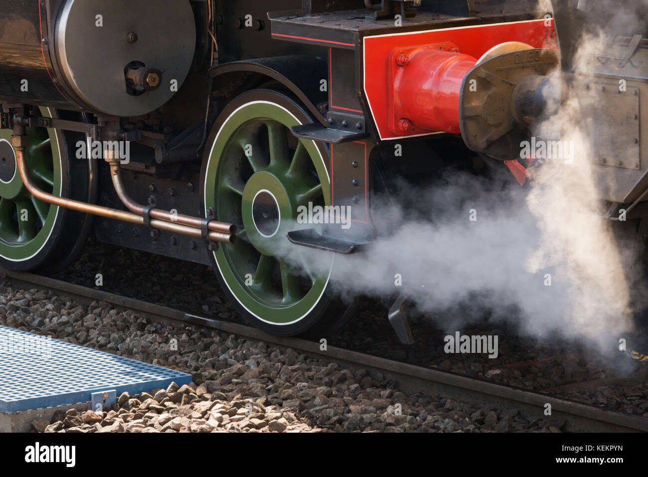 The steam engine the 'Tornado' stopped at Taunton railway station to ...