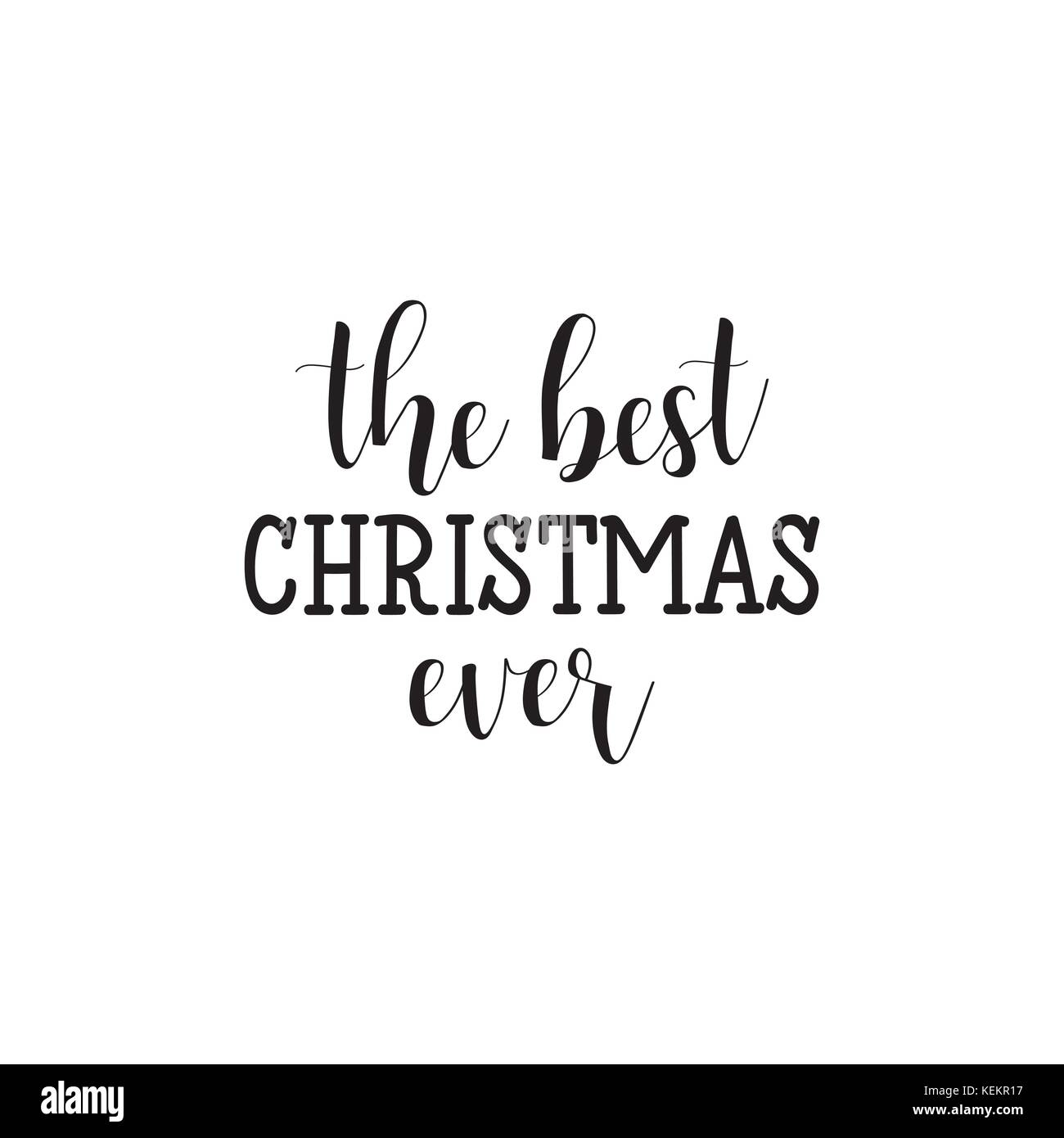 Christmas greeting poster xmas Black and White Stock Photos & Images ...
