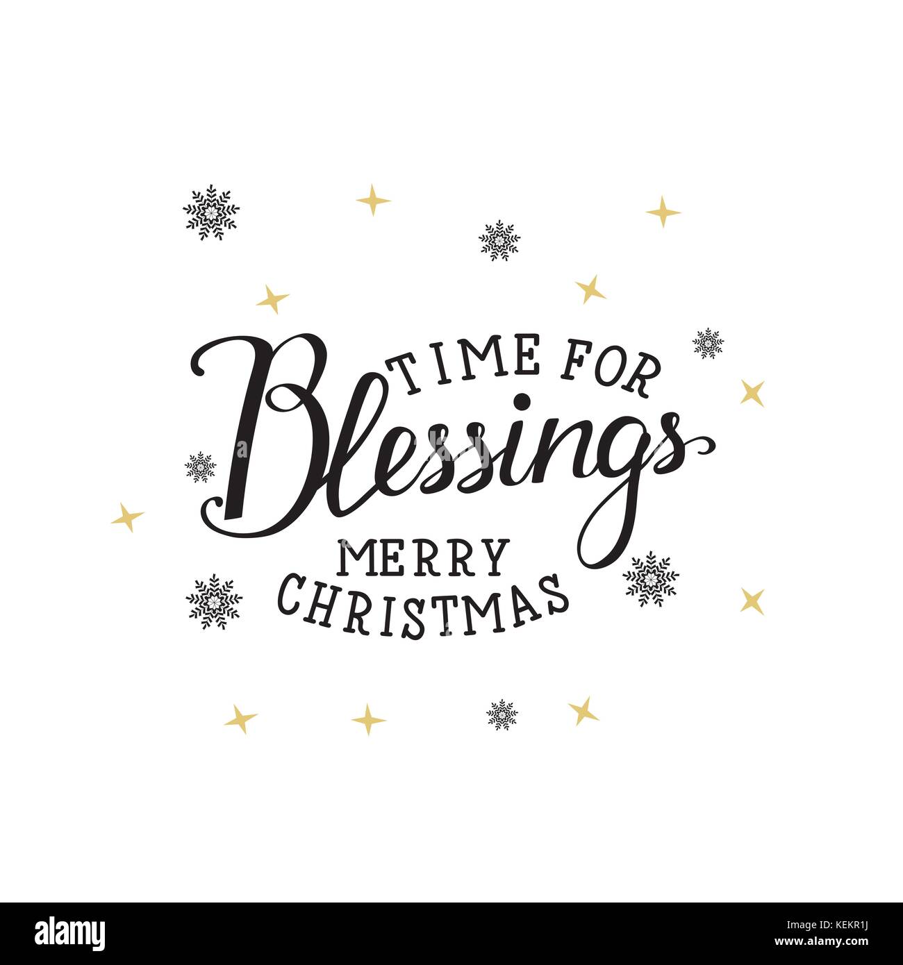 Christmas blessings Cut Out Stock Images & Pictures - Alamy