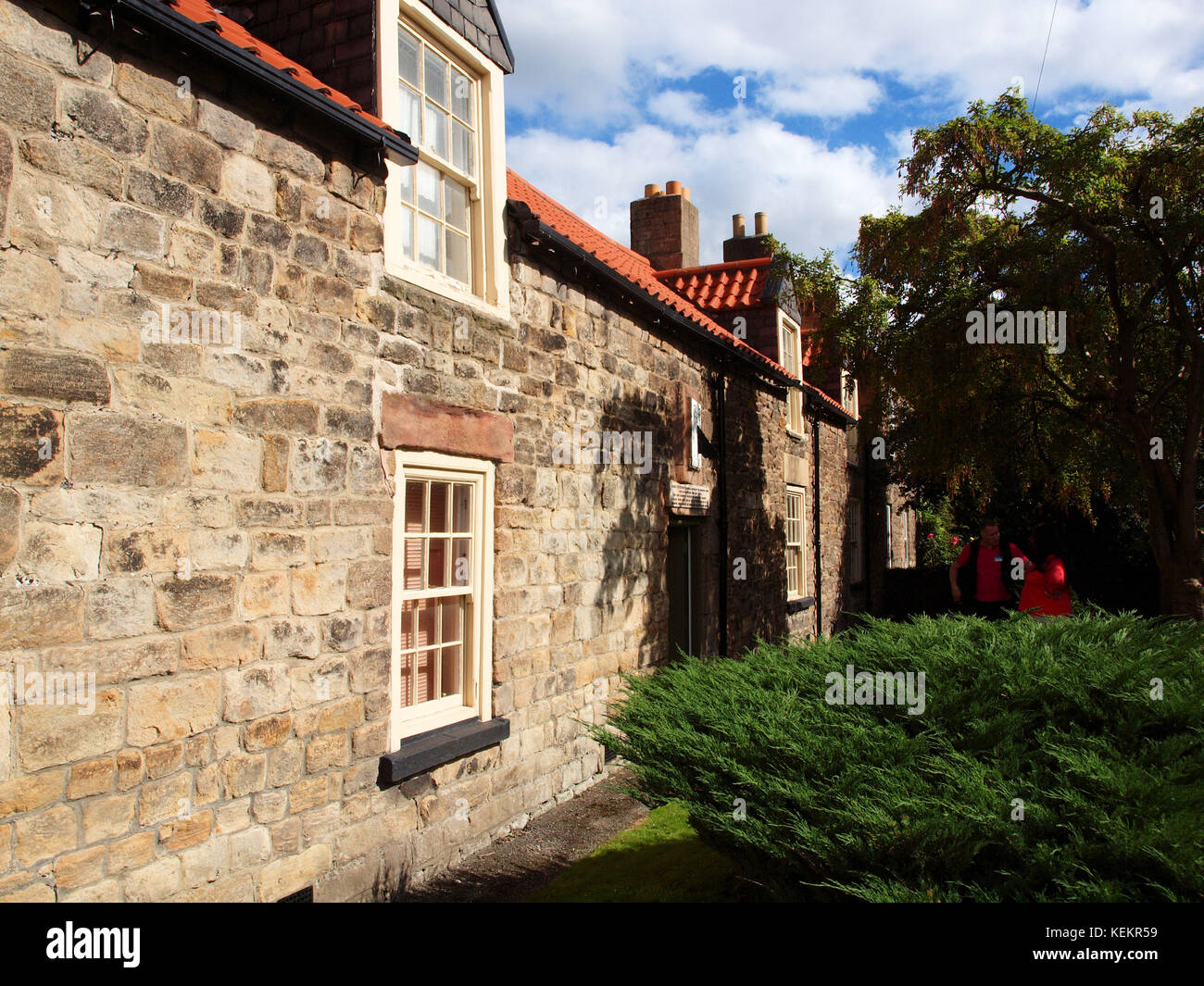 This cottage now a relic was the home of George Stephenson who invented ...