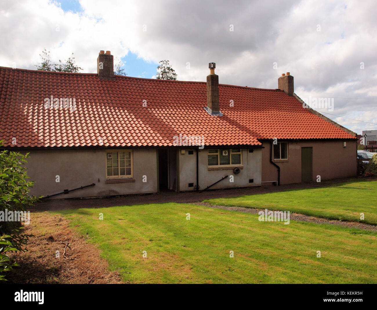 This cottage now a relic was the home of George Stephenson who invented ...