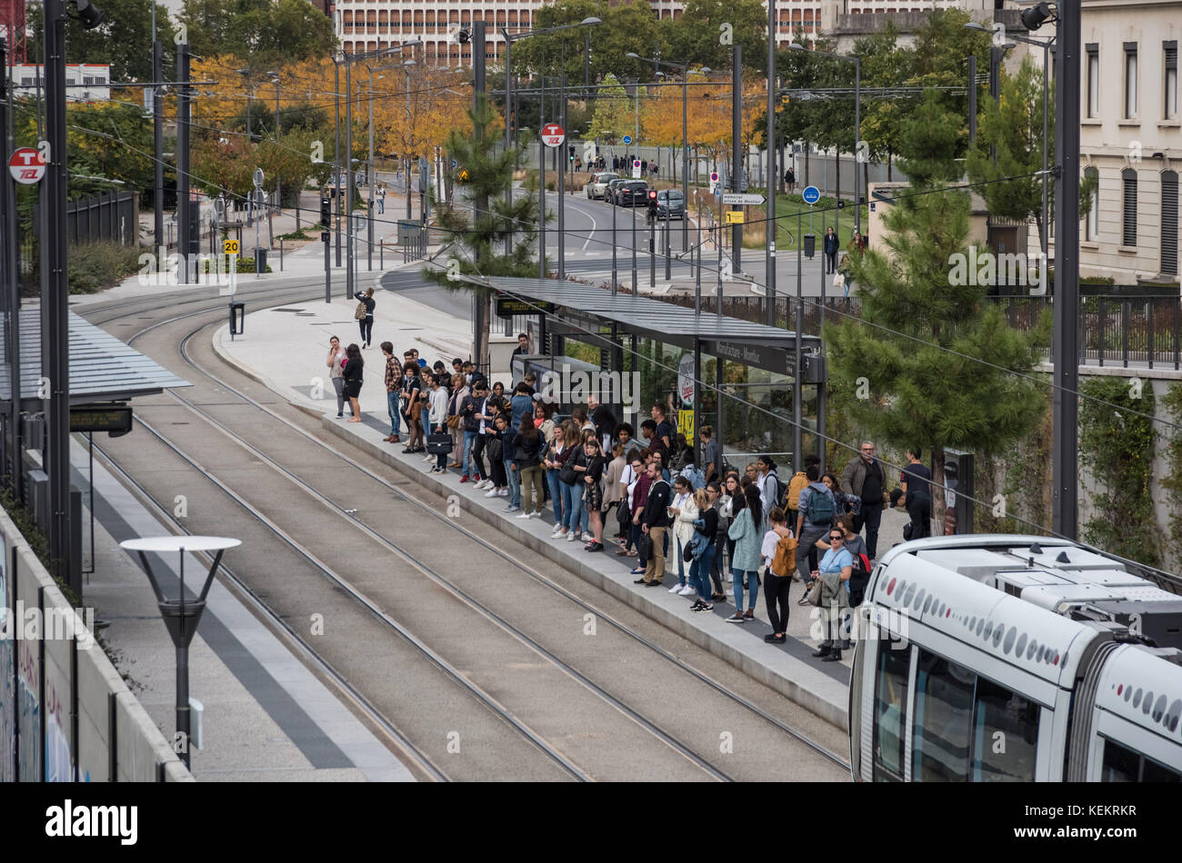 Lyon tramway hi-res stock photography and images - Alamy