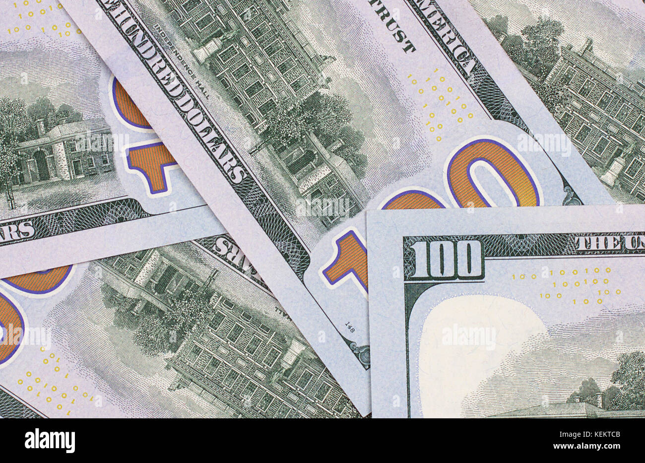 100 US dollar abstract money cash background Stock Photo - Alamy