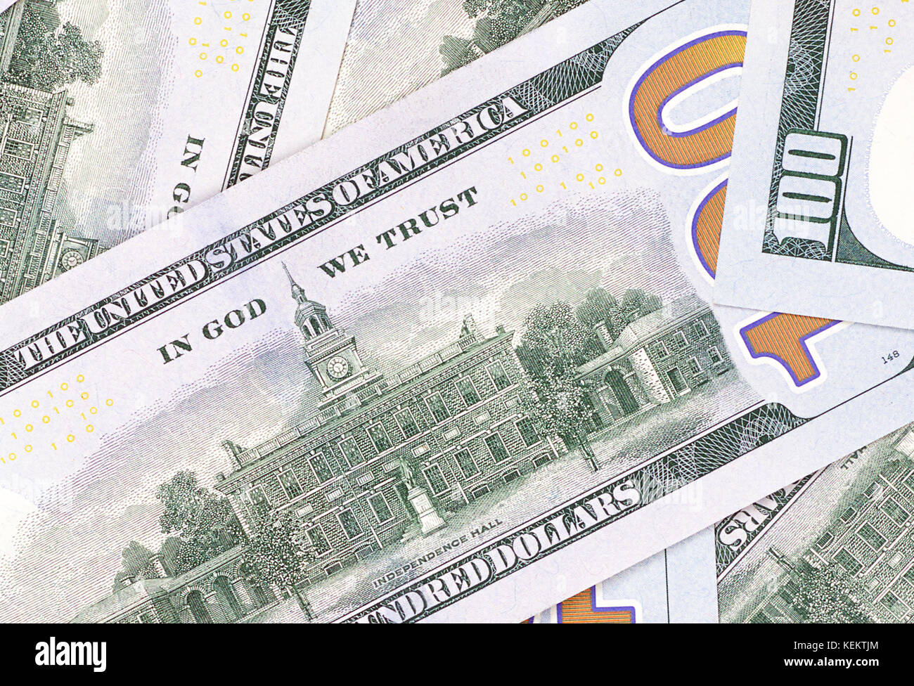 100 US dollar abstract money cash background Stock Photo - Alamy