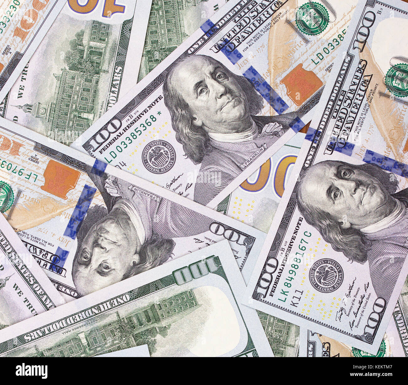 100 US dollar abstract money cash background Stock Photo - Alamy
