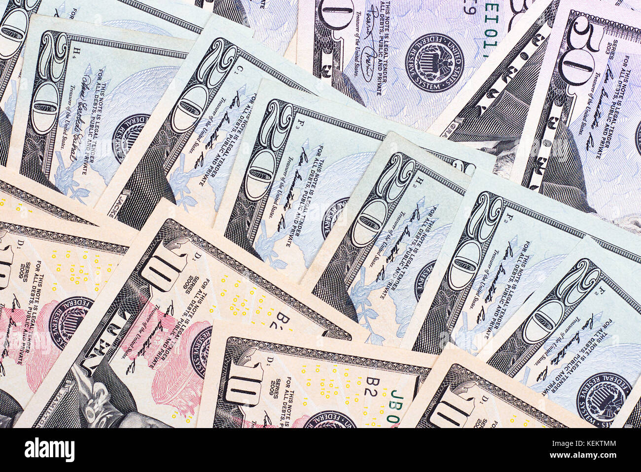 abstract money background us dollars of different denominations Stock ...