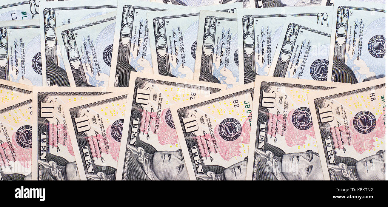 abstract money background us dollars of different denominations Stock ...