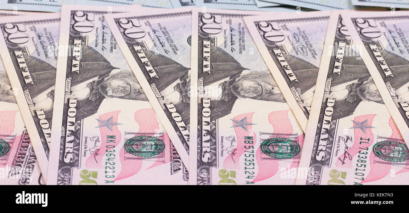 abstract money background us dollars of different denominations Stock ...