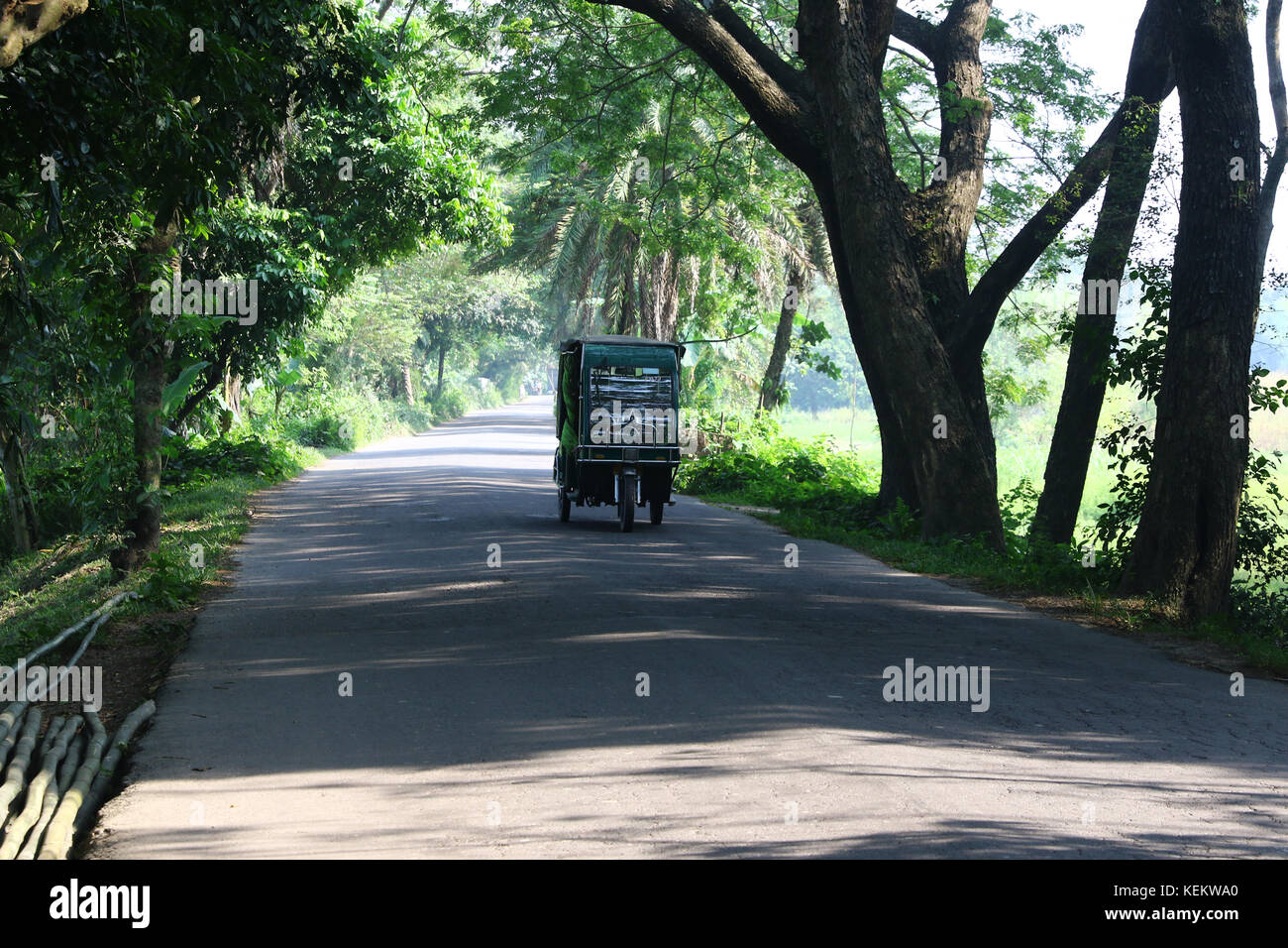 Bangladesh - Battery rickshaw ride Stock Photo - Alamy
