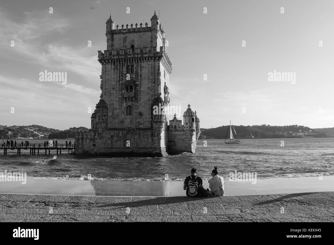 Portugal lisbon traditional portuguese Black and White Stock Photos ...