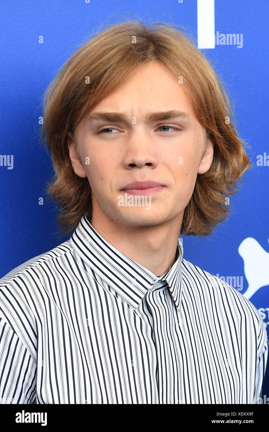 American actor Charlie Plummer attends the photocall for Lean On Pete ...