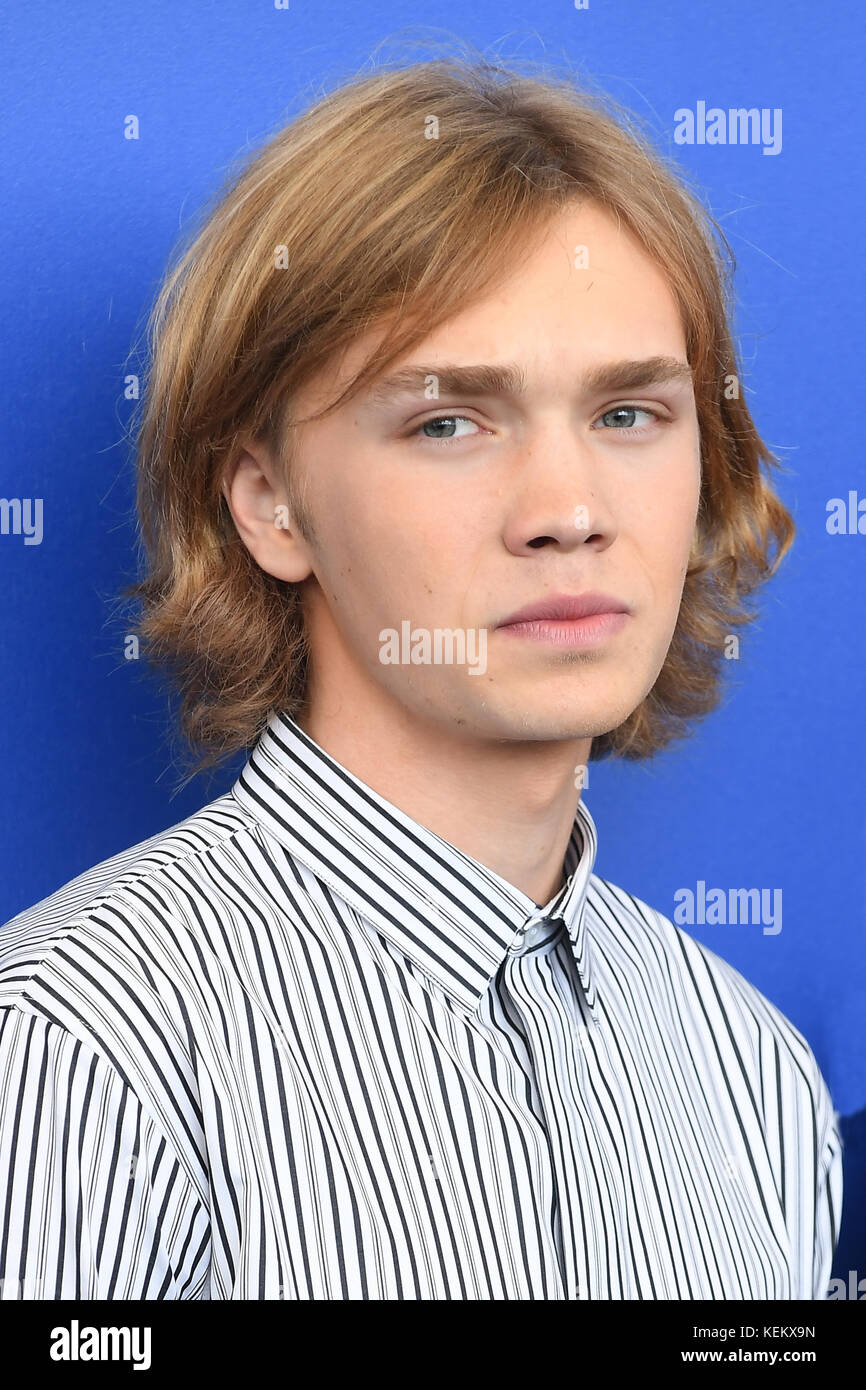 American actor Charlie Plummer attends the photocall for Lean On Pete ...