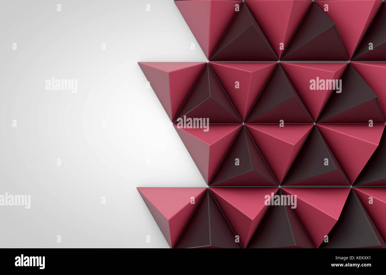Abstract geometric background made from triangular pyramid shapes Stock ...