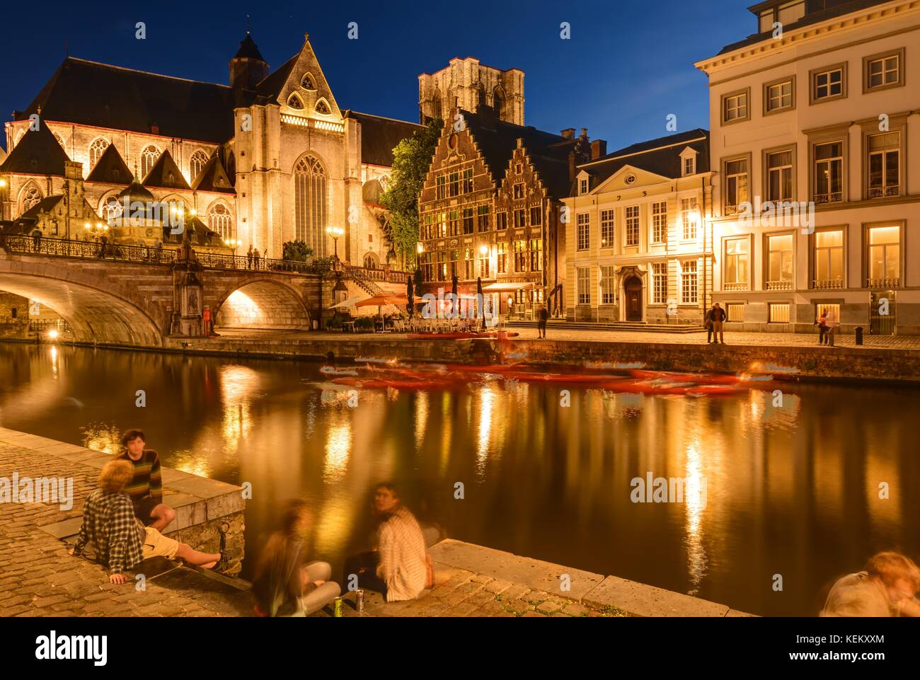 Gent, historisches Zentrum - Gent, Historic Center Stock Photo - Alamy