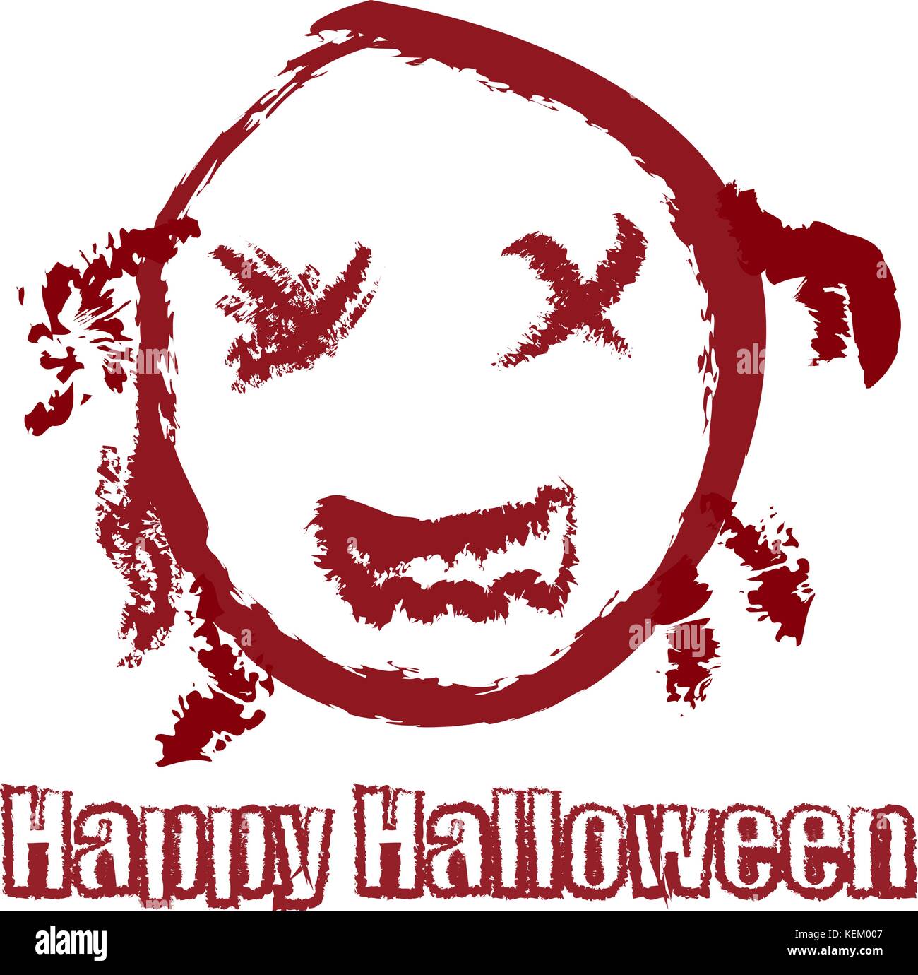 Angry face on white background Stock Vector Image & Art - Alamy