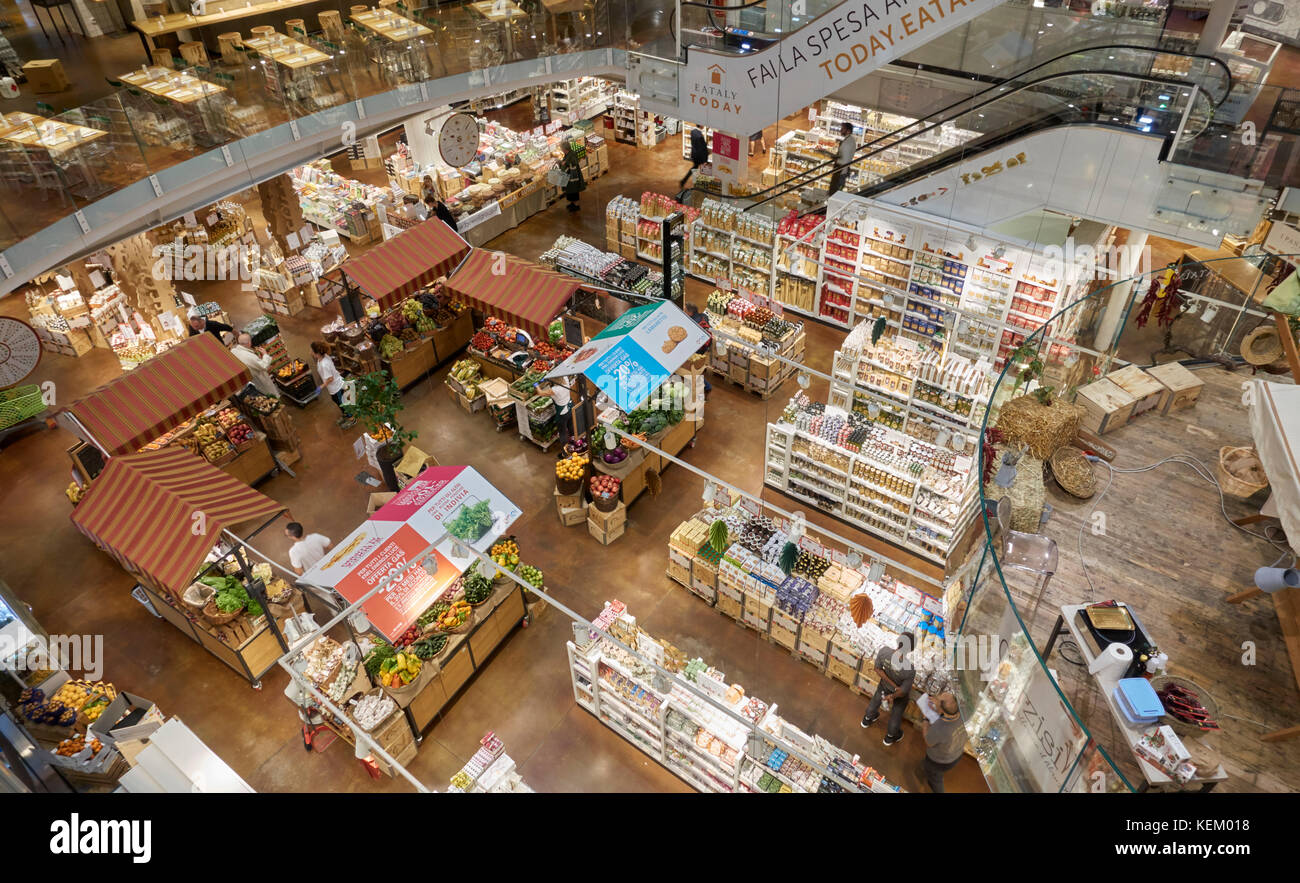 Eataly food store in Milano, Piazza 25 Aprile, Italy Stock Photo - Alamy