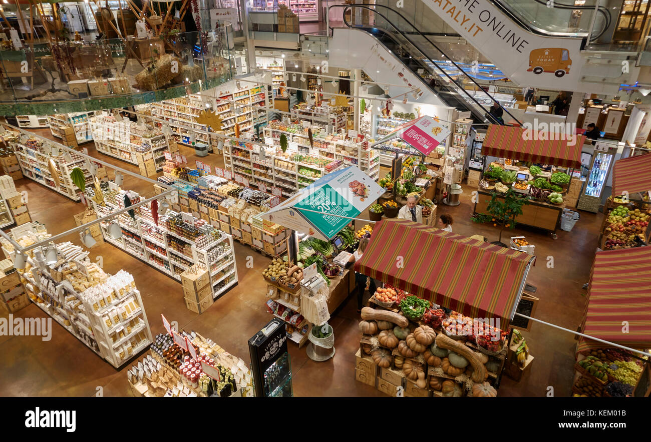 Eataly food store in Milano, Piazza 25 Aprile, Italy Stock Photo - Alamy