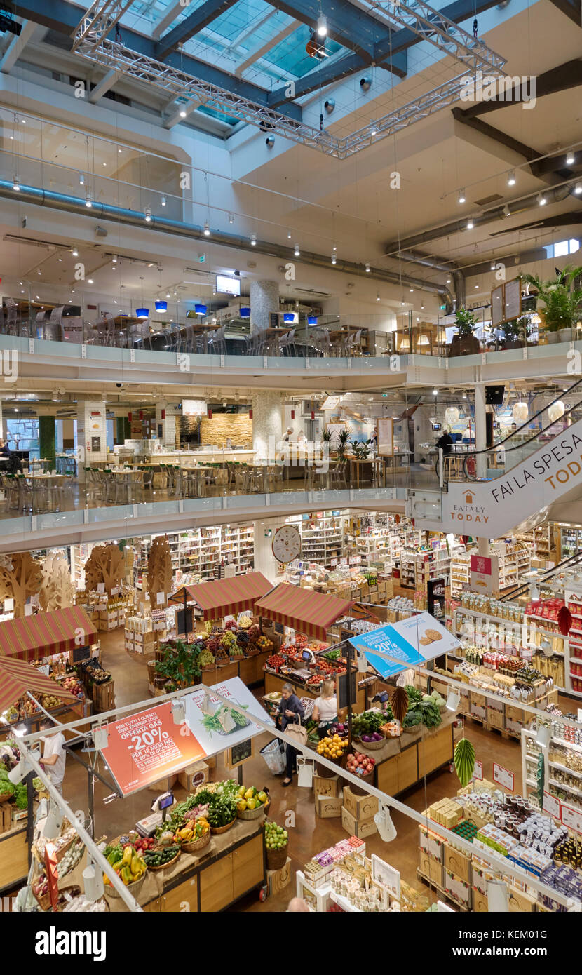 Eataly food store in Milano, Piazza 25 Aprile, Italy Stock Photo - Alamy