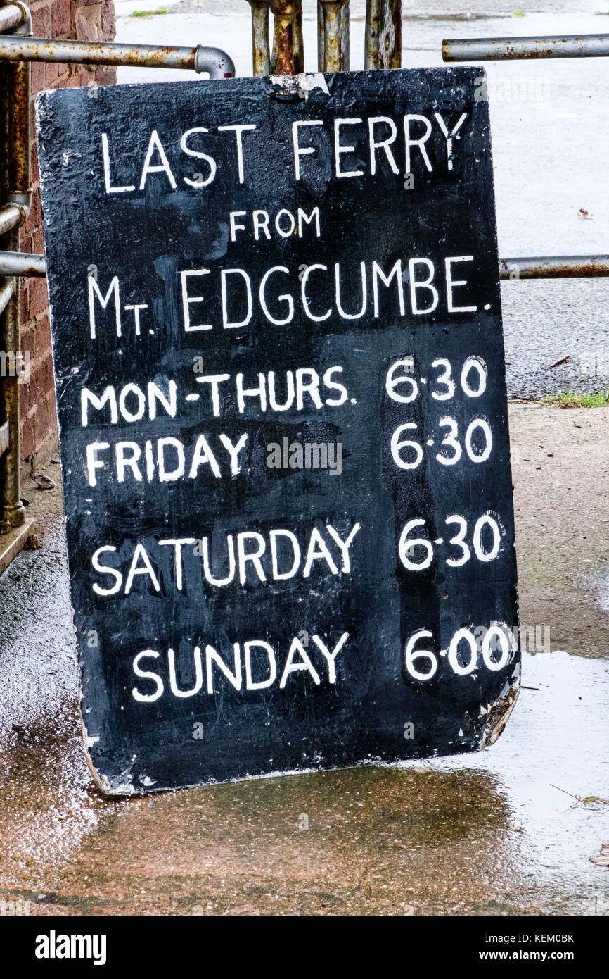 Ferry service sign hi-res stock photography and images - Alamy