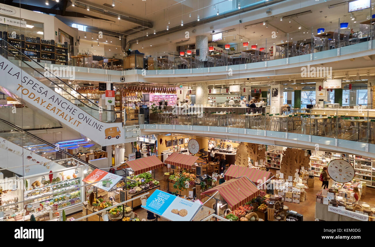 Eataly food store in Milano, Piazza 25 Aprile, Italy Stock Photo - Alamy