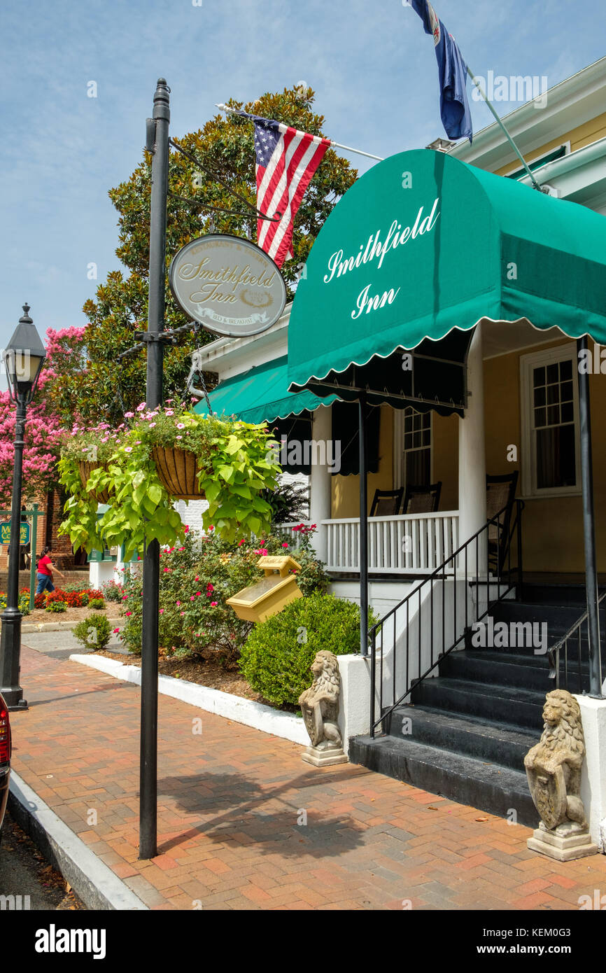 Smithfield Inn, 112 Main Street, Smithfield, Virginia Stock Photo - Alamy
