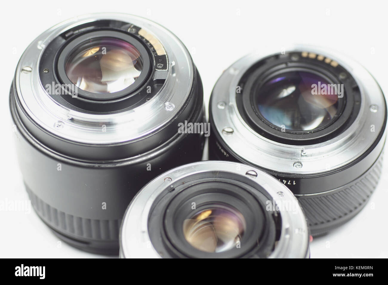 Camera accessories professional photography lenses Stock Photo - Alamy