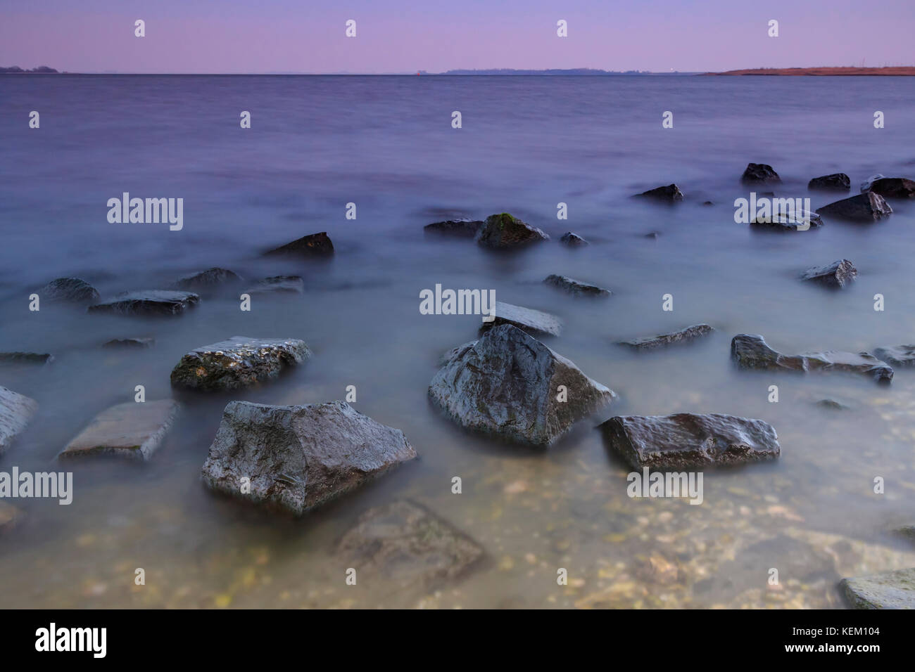 Rocks on the zeeland coast of the netherlands hi-res stock photography ...