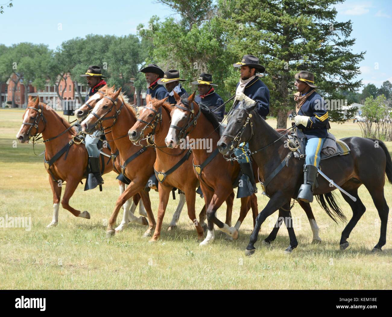Buffalo soldiers riders hi-res stock photography and images - Alamy