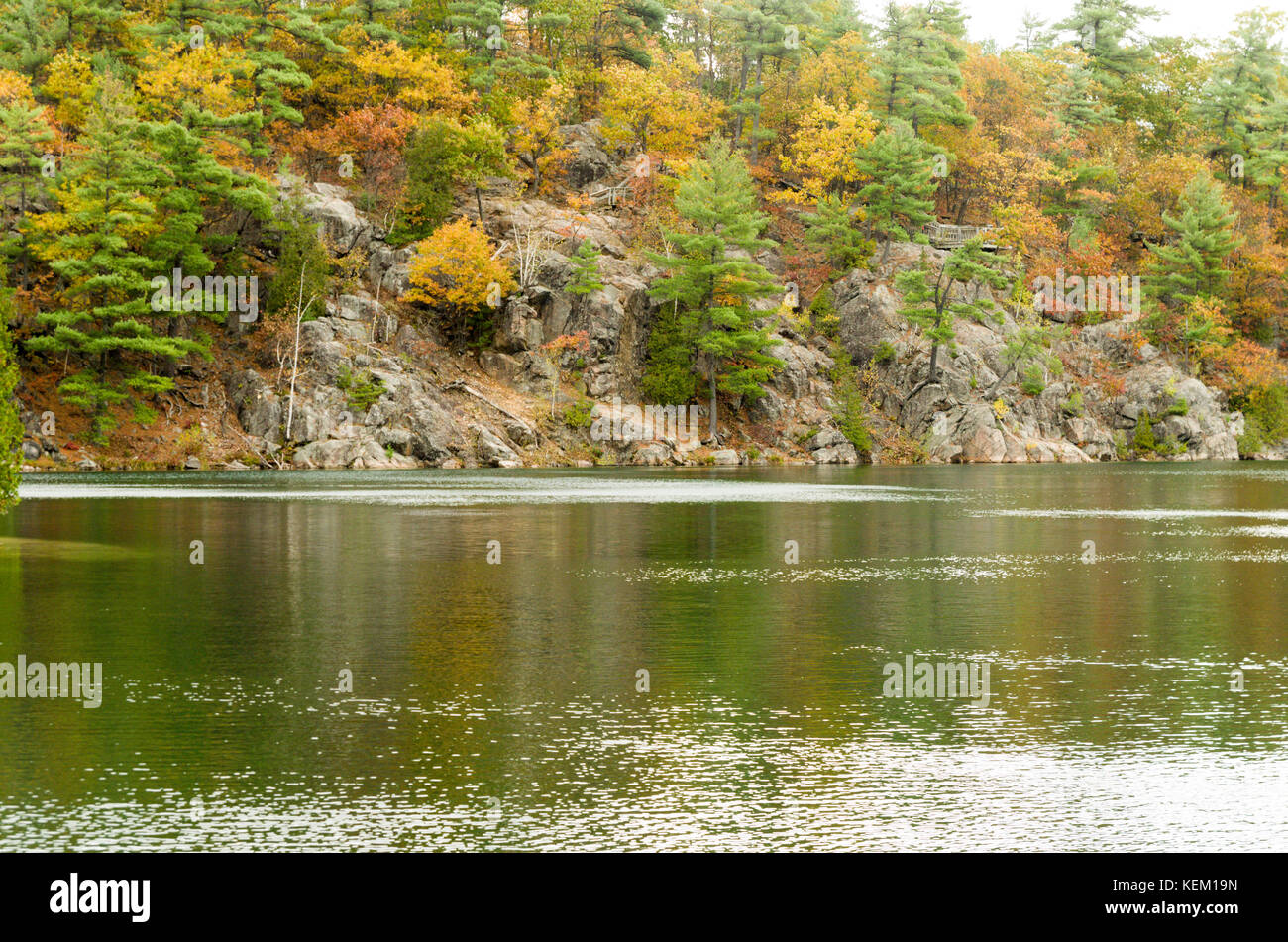 Pink Lake is meromictic, meaning that its upper and lower layers of ...