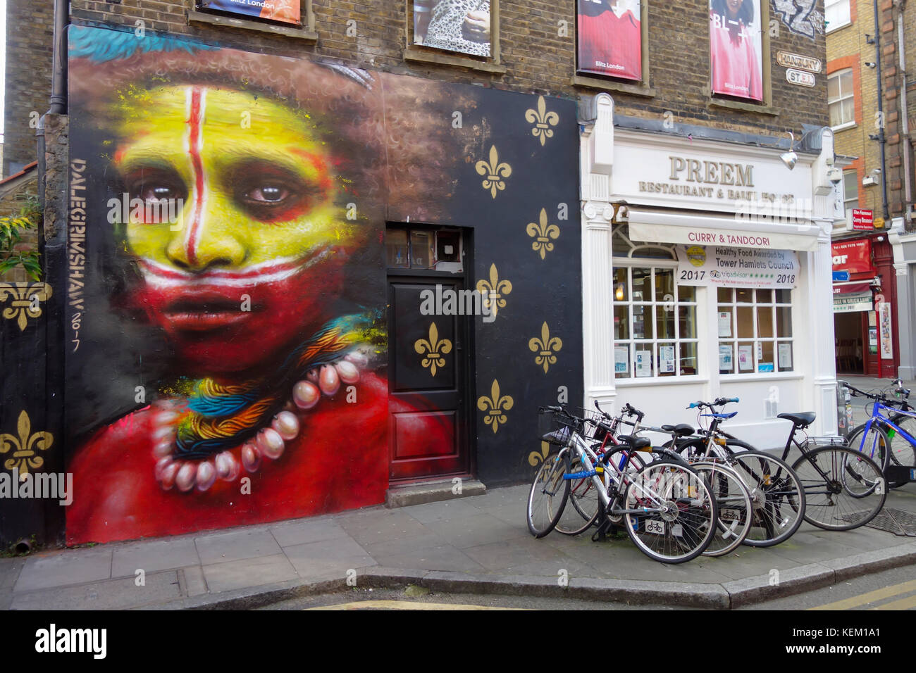 Graffiti near brick lane hi-res stock photography and images - Alamy