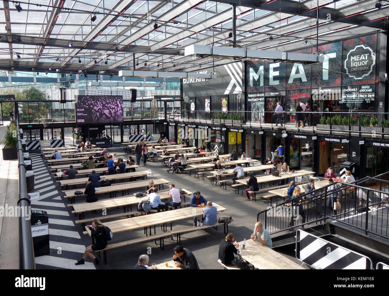 Boxpark sign hi-res stock photography and images - Alamy