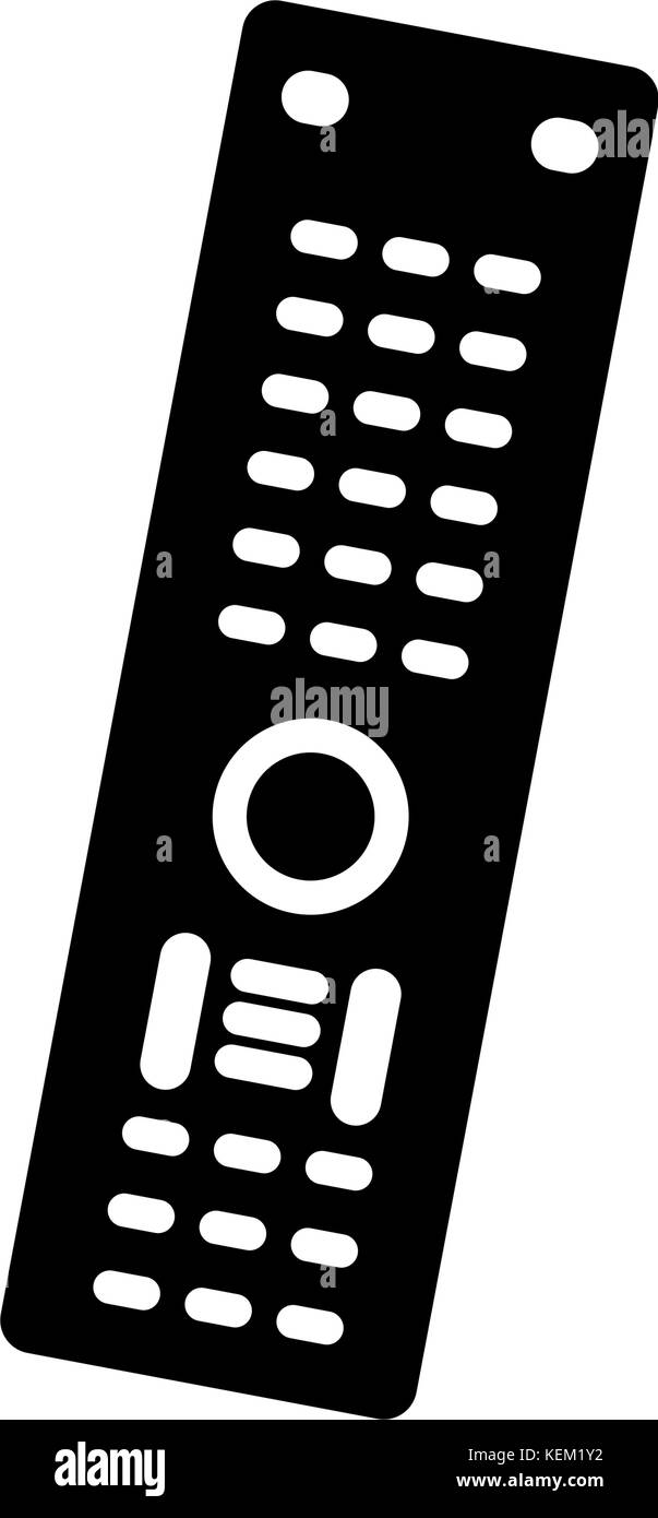 tv control over white background Stock Vector Image & Art - Alamy